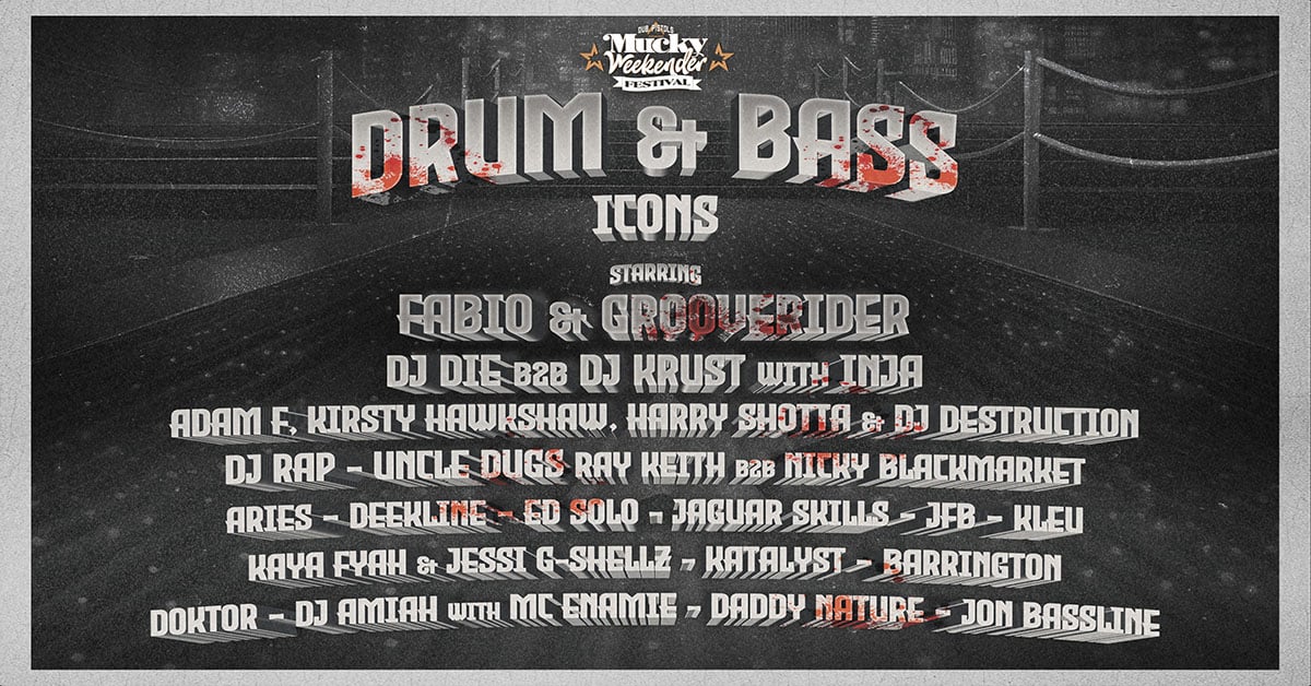 DJ Die & DJ Krust B2B with Inja Announced for Mucky Weekender 2025 ...