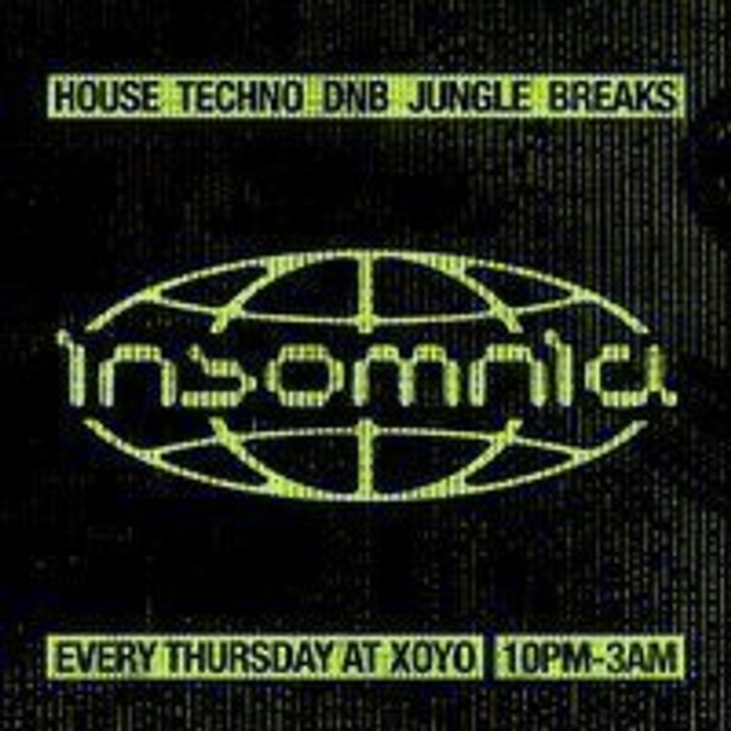 Insomnia London: House, Techno, Drum n Bass, Jungle, Breaks at XOYO | 4 ...